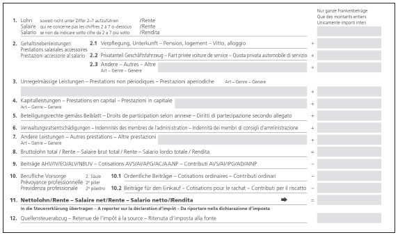 Lohnausweis ausfüllen: So deklarieren Sie die Vergütung korrekt